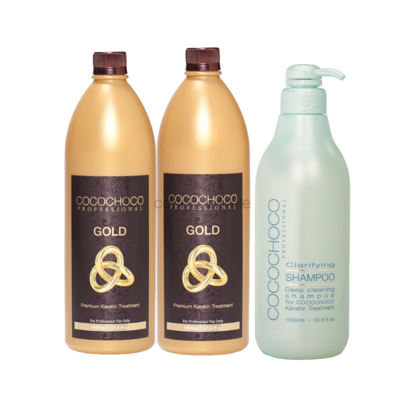 Cocochoco Gold 2L & Clarifying Shampoo 1L - Cocochoco Ireland Official